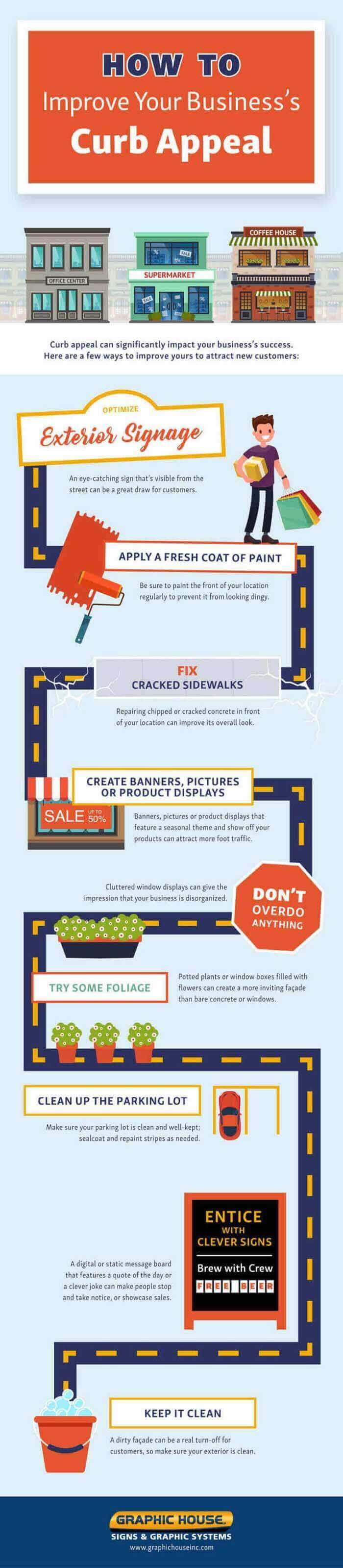 8 Ways to Enchance Curb Appeal (Infographic)